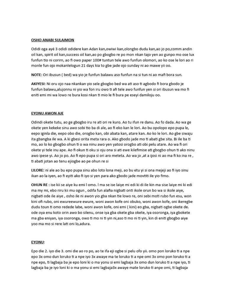 Ogun Todaju Account 3 | PDF