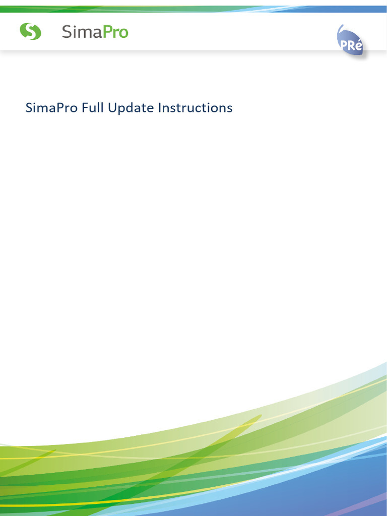 Full Update Instructions To Sima Pro 90 | PDF | Databases | Microsoft ...