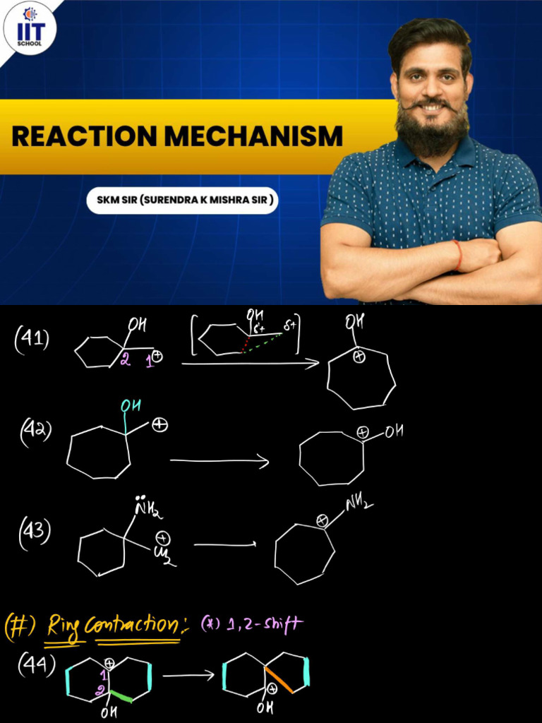 Reaction Mechanism - L-07 (Class Notes) - Dehydration of Alcohol | PDF