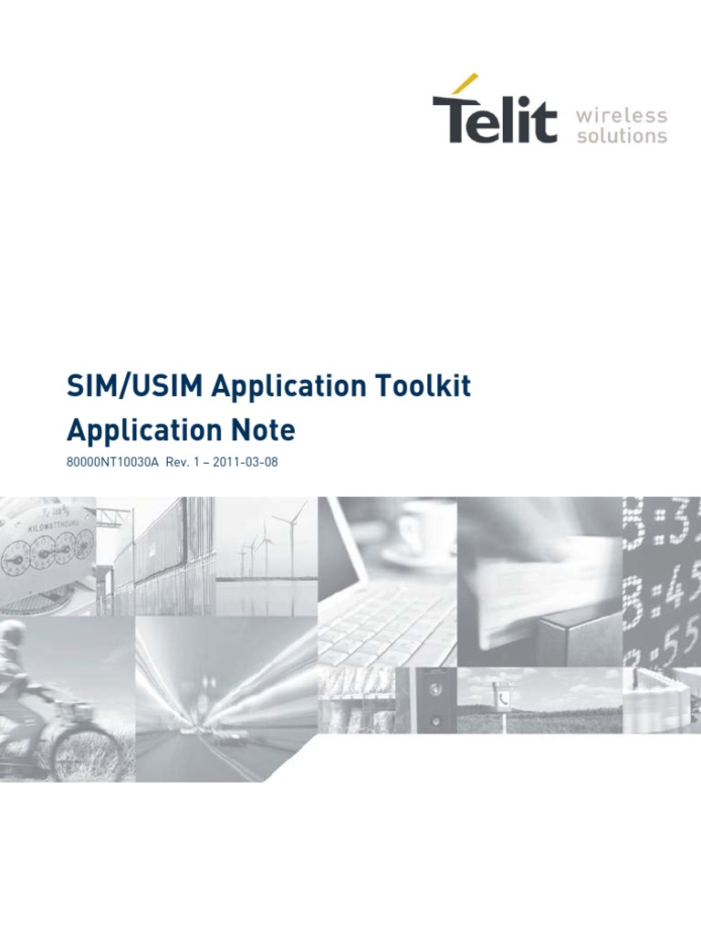 Telit SIM USIM Toolkit Application Note r1 | PDF | Subscriber Identity ...