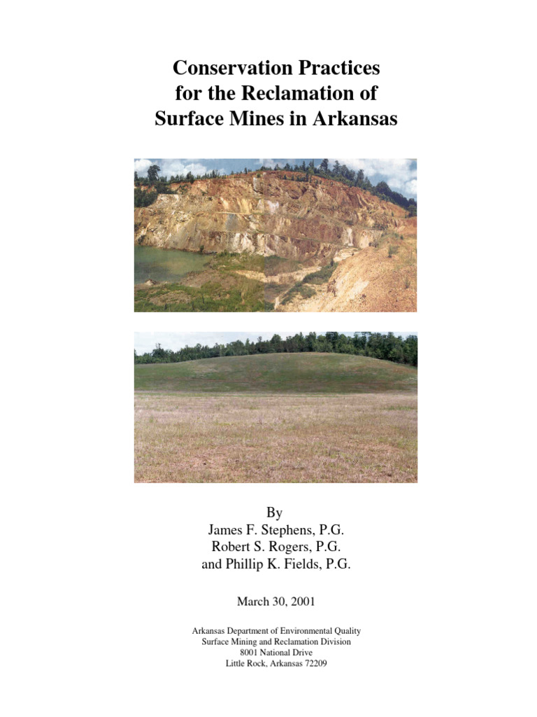 Handbook Surface Mining | PDF | Clean Water Act | Mining
