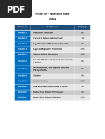 NISM VA Chapter Wise Questions | PDF | Investment Fund | Investing