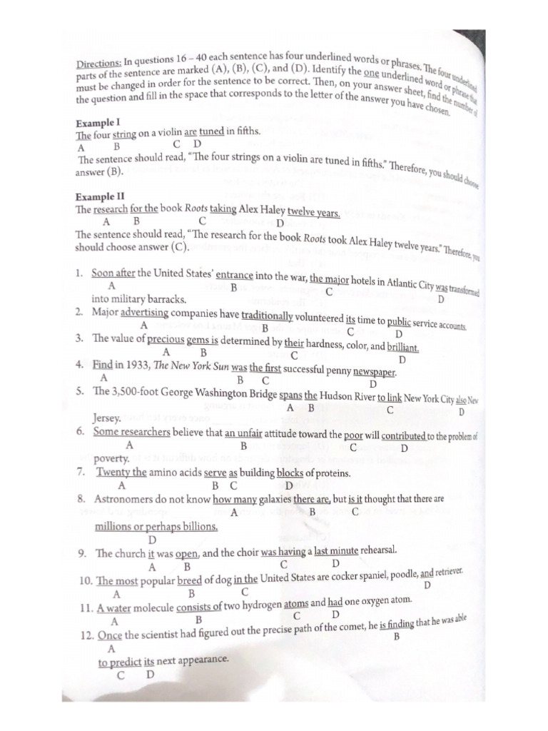Soal Structure 2 | PDF