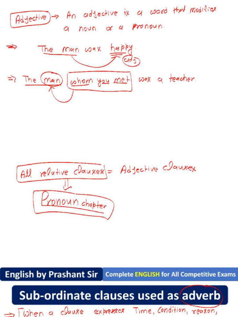 187) Conjunction 08 (Class Notes) (GRAMMAR - CONJUNCTION) | PDF