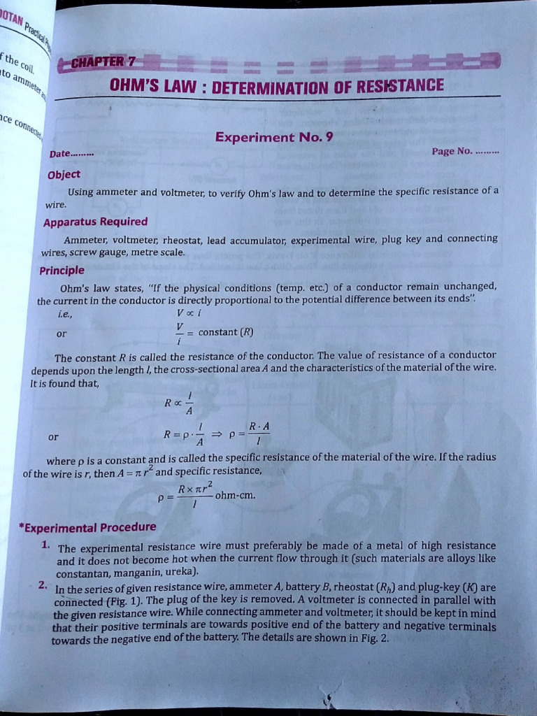 Experiment 1 Physics | PDF