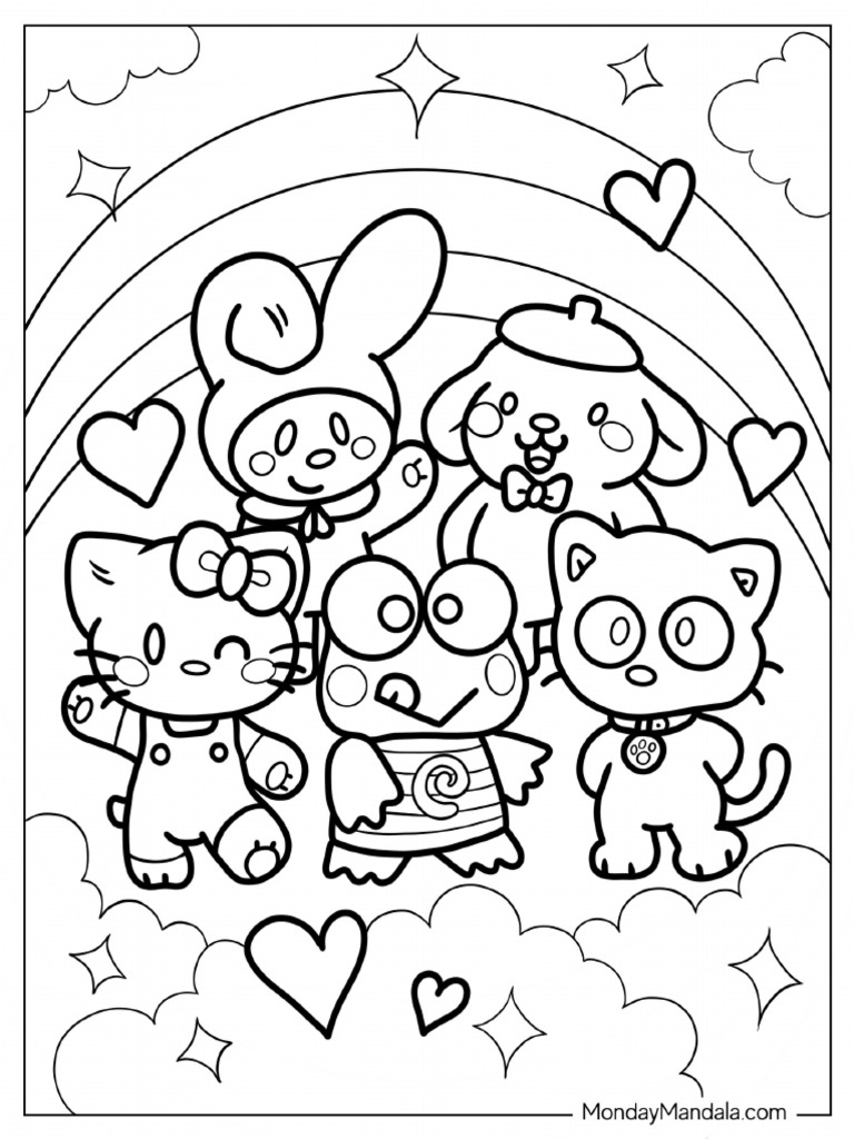Sanrio Coloring Book | PDF