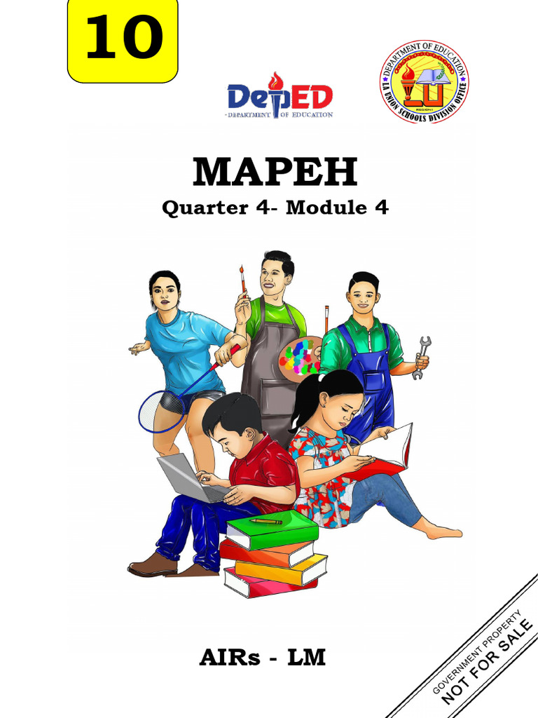 MAPEH-10-Q4-M4 | PDF | Health Professional | Cheerleading
