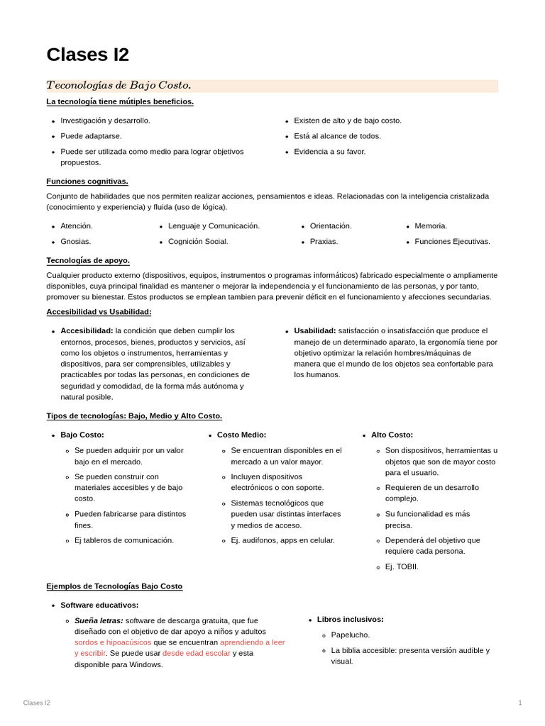 Clases I2 SCAA | PDF | Accesibilidad | Aplicación movil