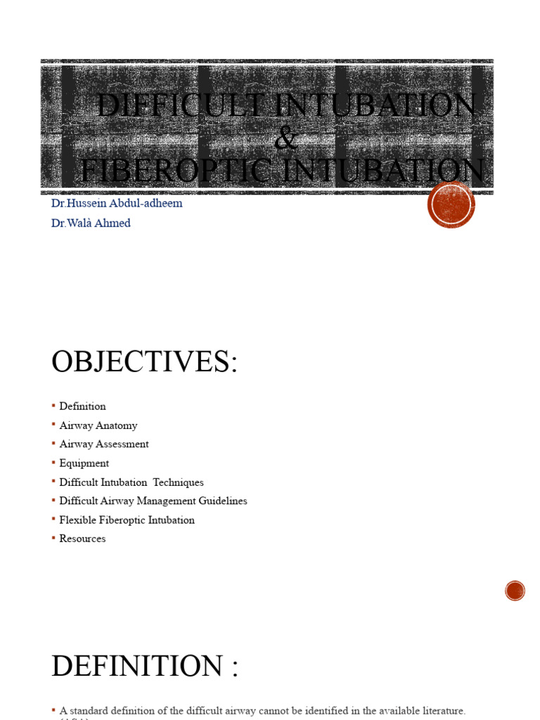 Difficult Intubation | PDF | Human Head And Neck | Respiratory System