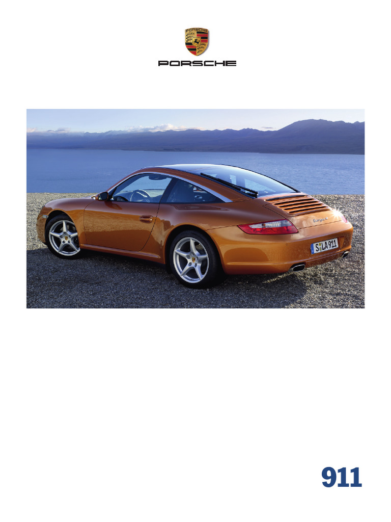 Porsche911 997 Series Full Brochure | PDF | Automotive Technologies ...