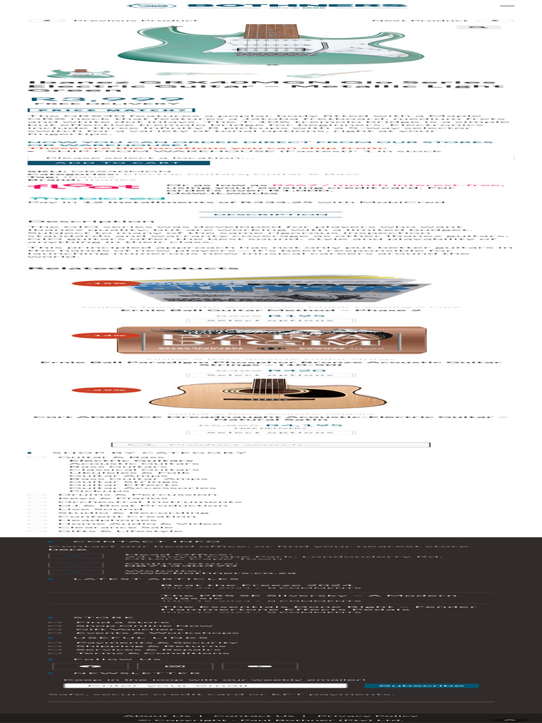 Ibanez GRX40MGN Gio Series Electric Guitar - Metallic Light Green ...