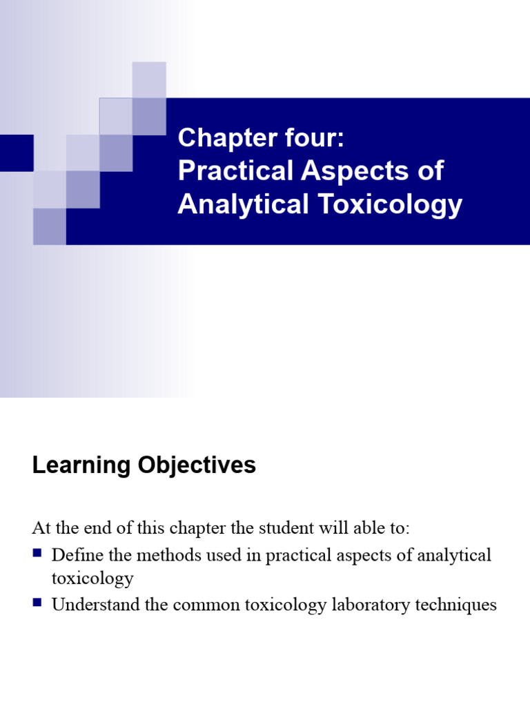 Chapter - 4 Toxicology | PDF | Gas Chromatography–Mass Spectrometry | Gas Chromatography