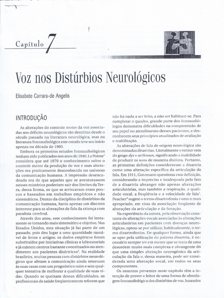 Referência Bibliográfica Básica Voz e Disturbio Neurologico (Carrara de ...