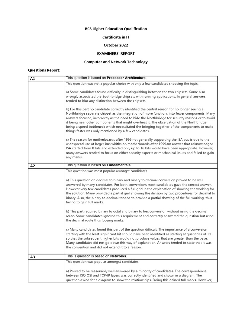 Heq Oct22 Cert CNT Report | PDF | Osi Model | Kernel (Operating System)