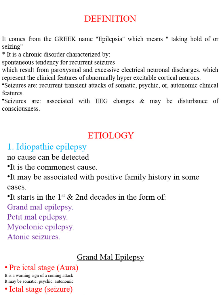 Epilepsy | PDF | Epilepsy | Episodic And Paroxysmal Disorders
