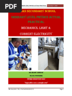 Physics Form 1 Lesson Notes (2025) | PDF | Physics | Natural Sciences