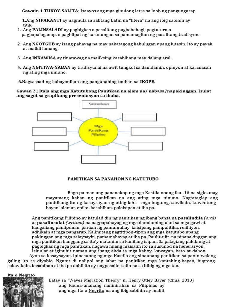 Filipino 7 (Activity) | PDF