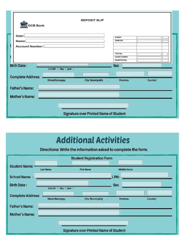 Filling Forms | PDF