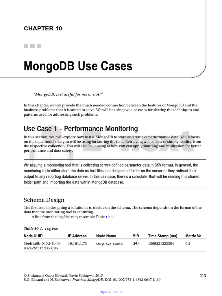 8-MongoDB Use Cases | PDF | Mongo Db | User (Computing) 8-MongoDB Use Cases | PDF | Mongo Db | User (Computing)