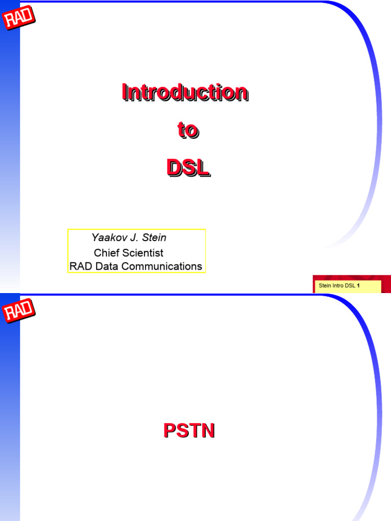 To DSL To DSL | PDF | Digital Subscriber Line | Orthogonal Frequency Division Multiplexing