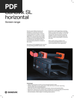 Sandvik SL Screen Specs | PDF