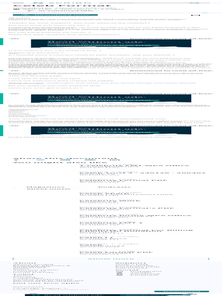 Celeb Format PDF | PDF | Scribd | Web 2.0