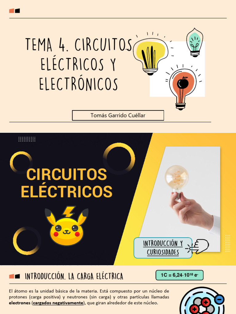 Conceptos Básicos de Circuitos Eléctricos | PDF | Corriente eléctrica | Resistividad Eléctrica y ...