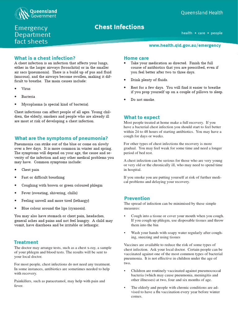 ed-chest_iection | PDF | Pneumonia | Cough