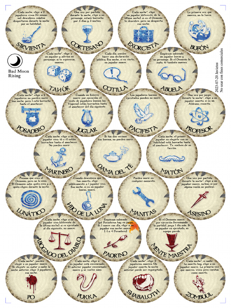 Bad Moon Rising Tokens Original | PDF