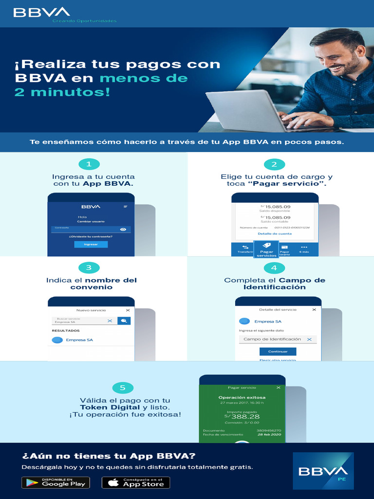 Flyer App Bbva | PDF | Finanzas y administración del dinero