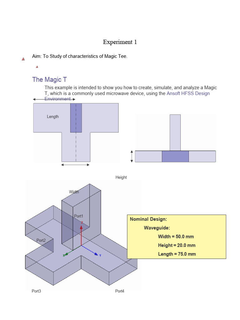 Hfss Experiments Pdf Button Computing Menu Computing