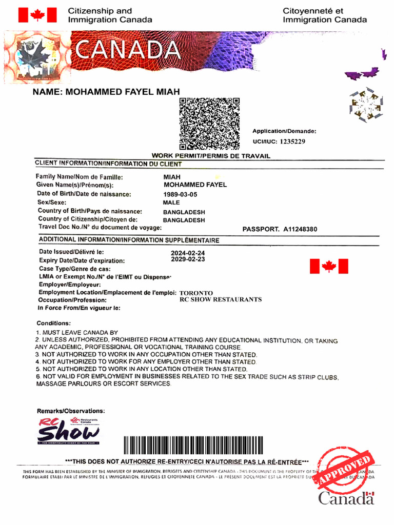Work Permit | PDF