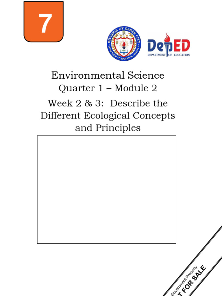 Quarter 1 Module 2 Week 2 3 ENVI SCIENCE | PDF | Ecosystem | Temperate ...