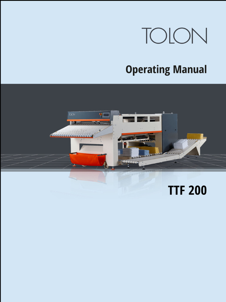 TTF200 Machine Operation Manual | PDF | Fuse (Electrical) | Electrical ...