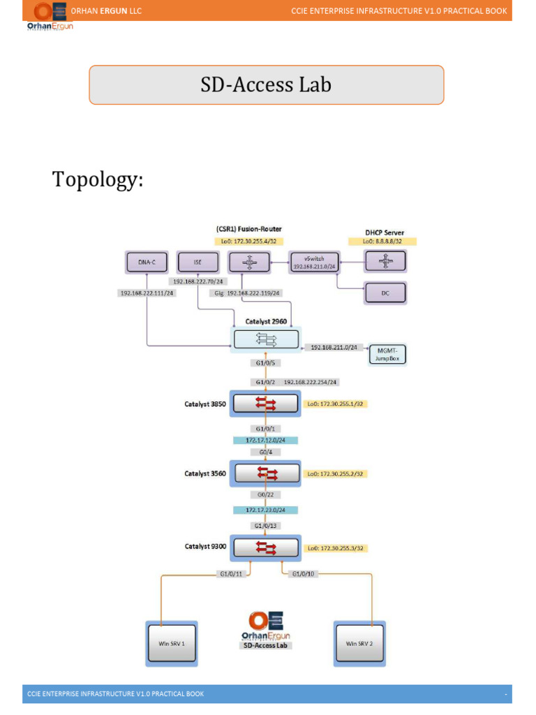SD-Access Part of The CCIE EI Workbook Orhan Ergun | PDF | Ip Address ...