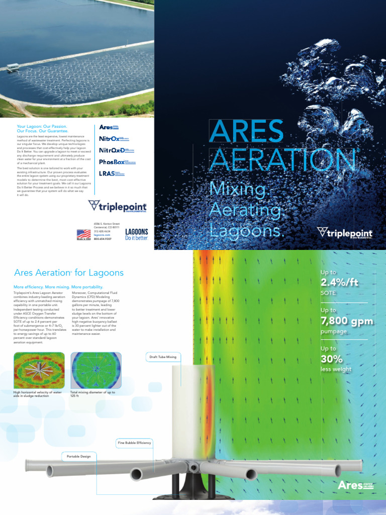 Ares Aeration Mixing | PDF | Sewage Treatment