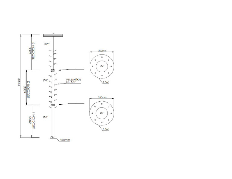 Especificacion Tecnica Mastil | PDF