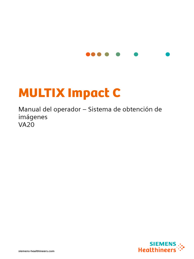 Manual Del Operador - Multix Impact C | PDF | Contraseña | Radiología