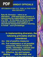 Diversion Program For Cicl | PDF | Juvenile Delinquency | Juvenile Court