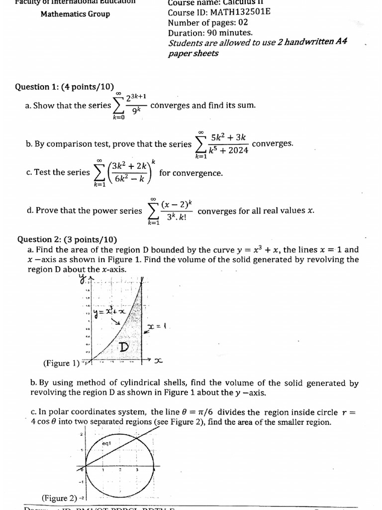 Calculus II | PDF