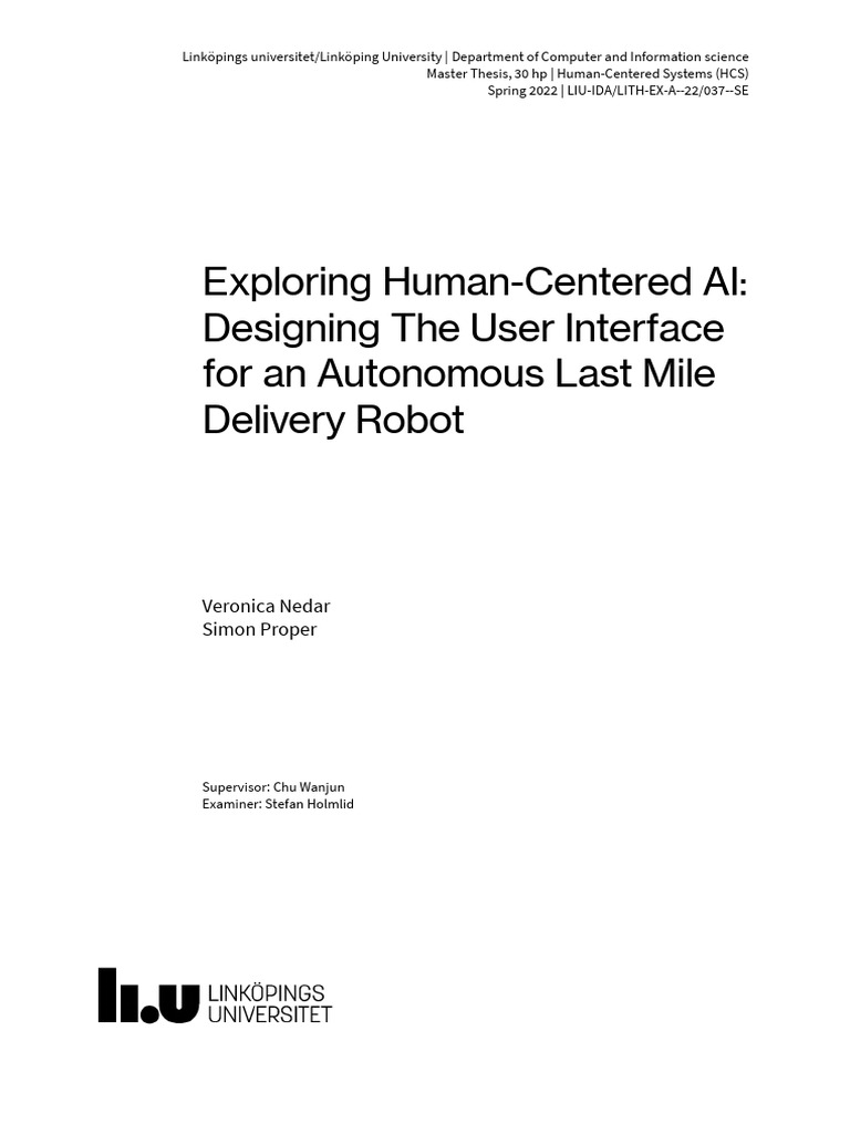 Hcai Interface Thesis | PDF | Human–Computer Interaction | Artificial ... Hcai Interface Thesis | PDF | Human–Computer Interaction | Artificial ...