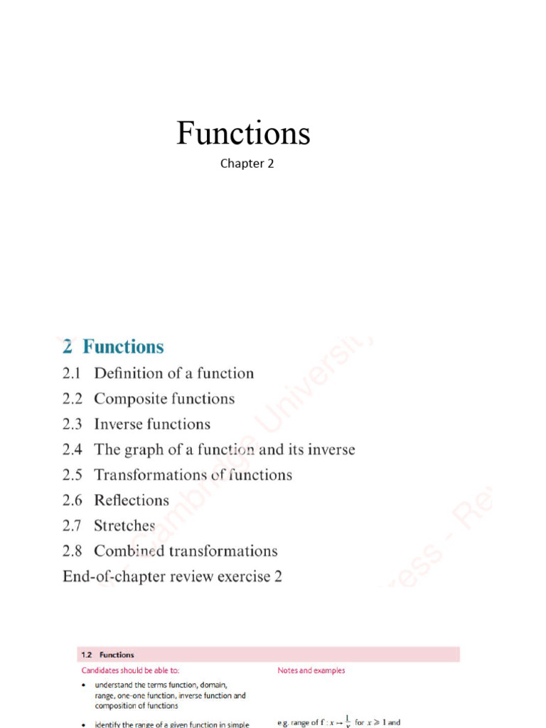 Functions | PDF