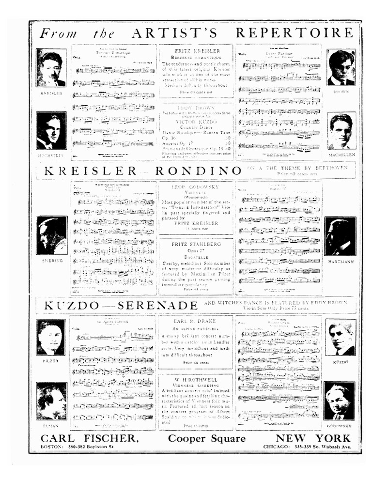 HJAlbeniz-Elman. Tango. Violin Part. | PDF