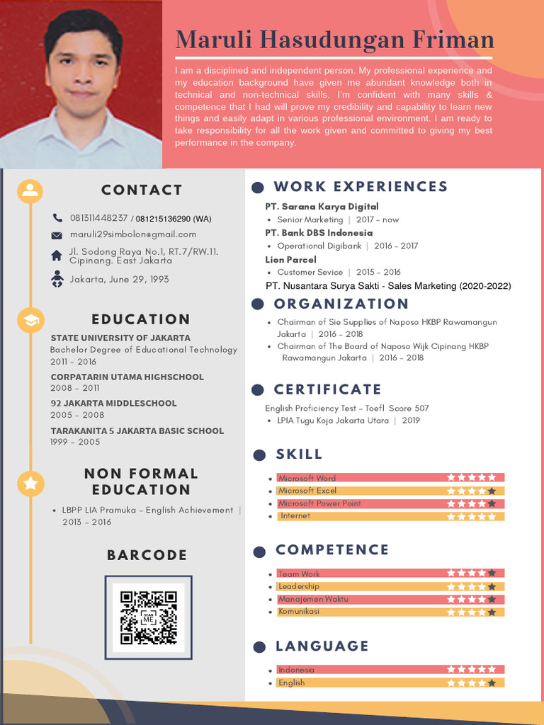 CV Maruli Update | PDF