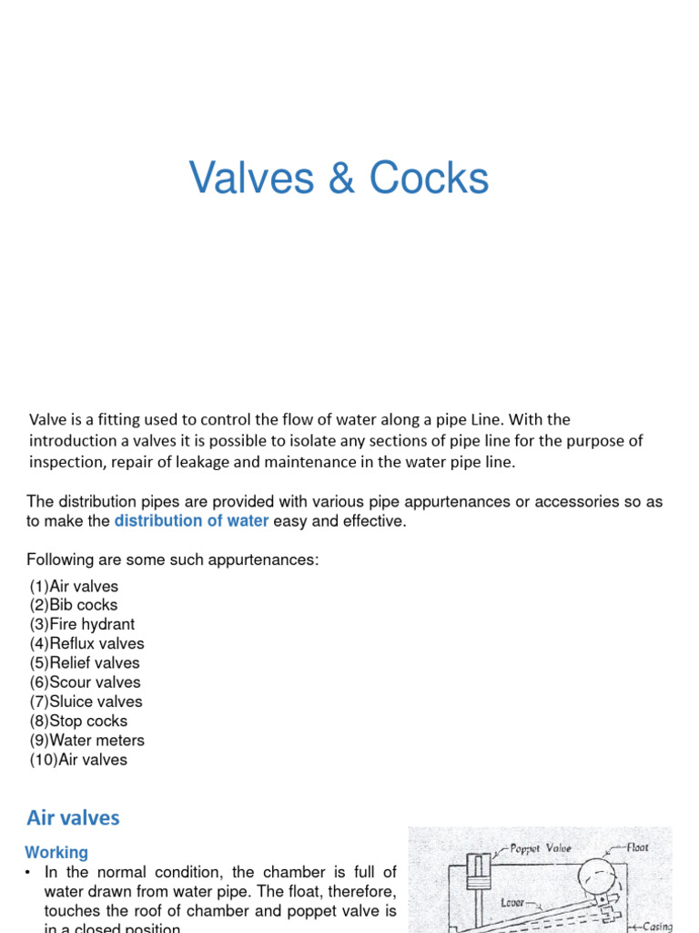 5_Valves & Cocks | PDF | Tap (Valve) | Valve