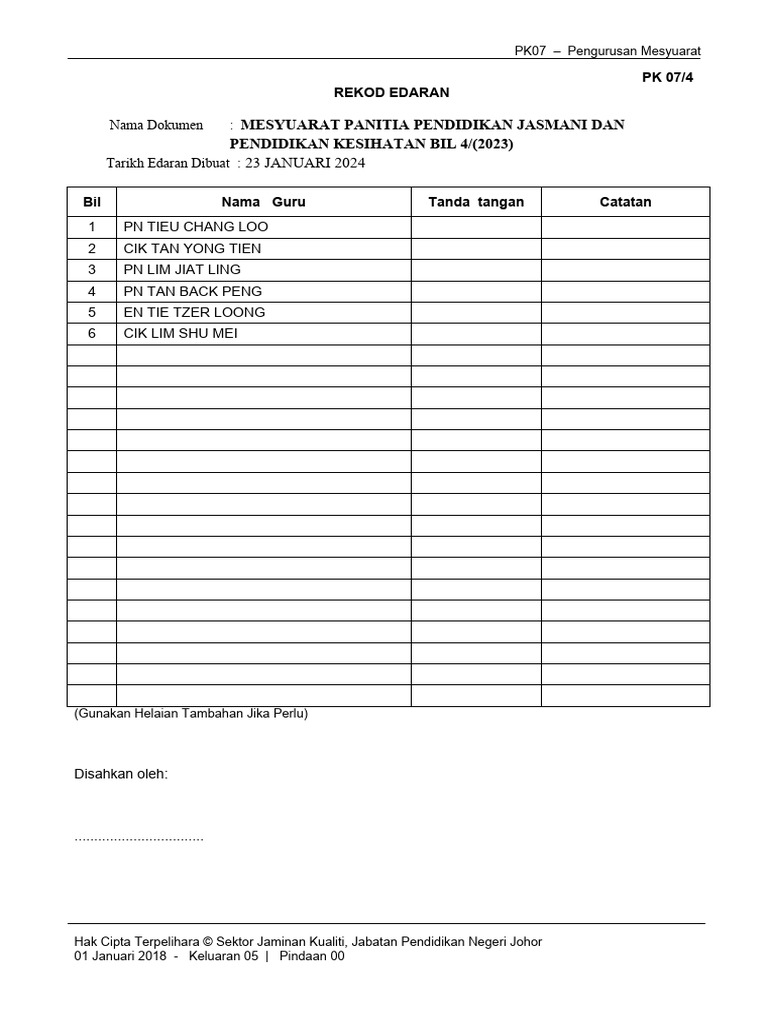 Pk07 4 Rekod Edaran Pdf