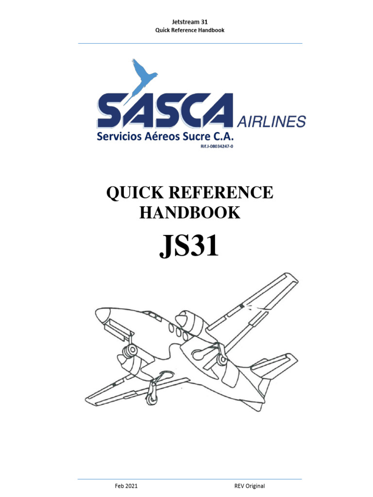 QRH JS31 2021 | PDF | Landing Gear | Flap (Aeronautics)
