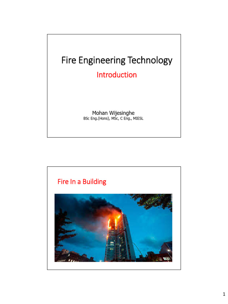 Fire Safety Management and Risk Assessment | PDF | Fire Safety | Fires