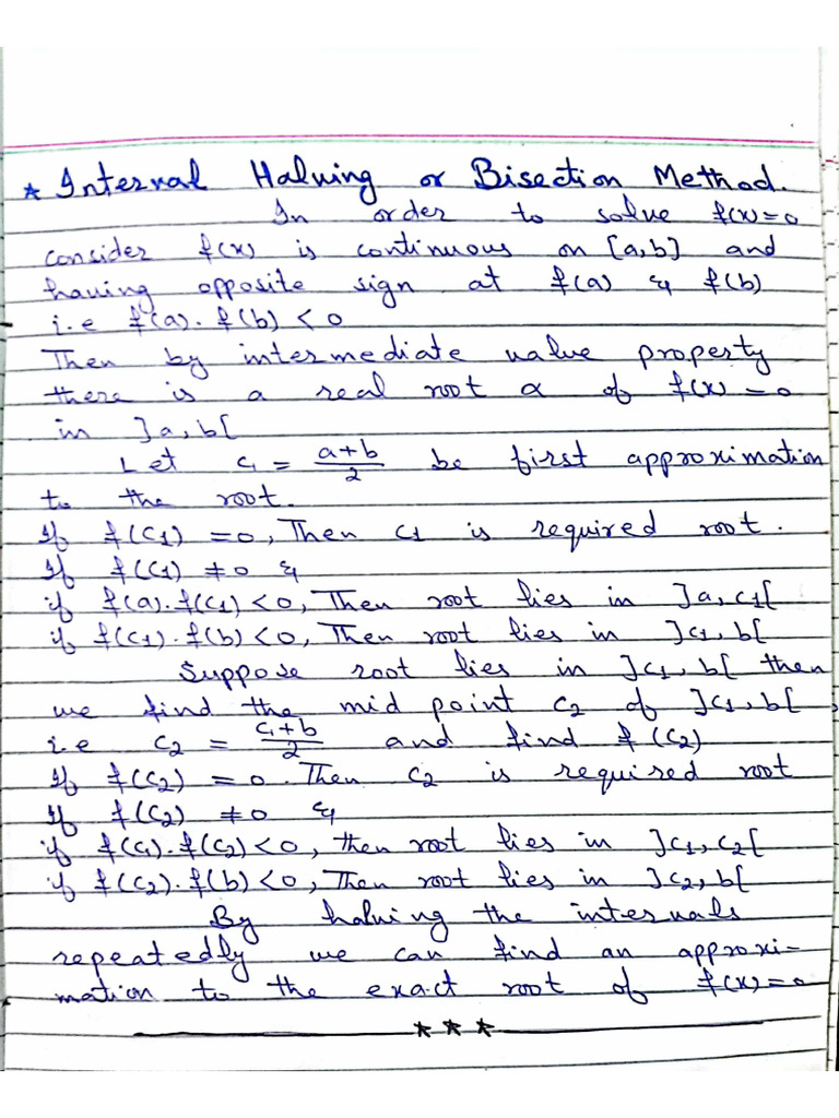 Bisection Method | PDF