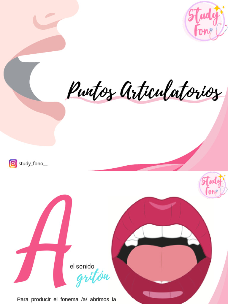 Puntos Articulatorios de Fonemas | PDF | Boca | Zoología